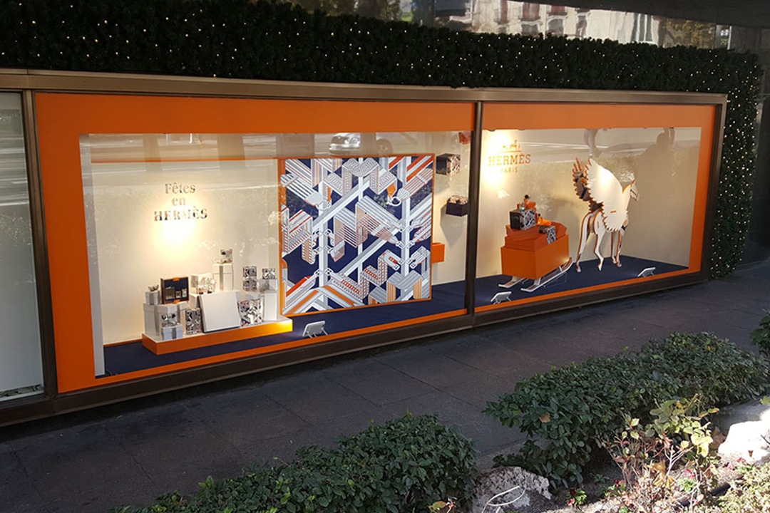Hermes - Escaparate Navidad 2017 | Skené-design