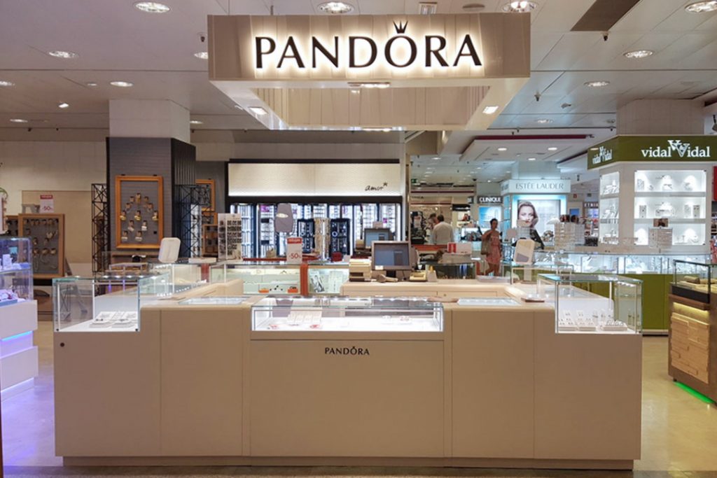 Pandora - mobiliario comercial El Corte Inglés | Skené-design