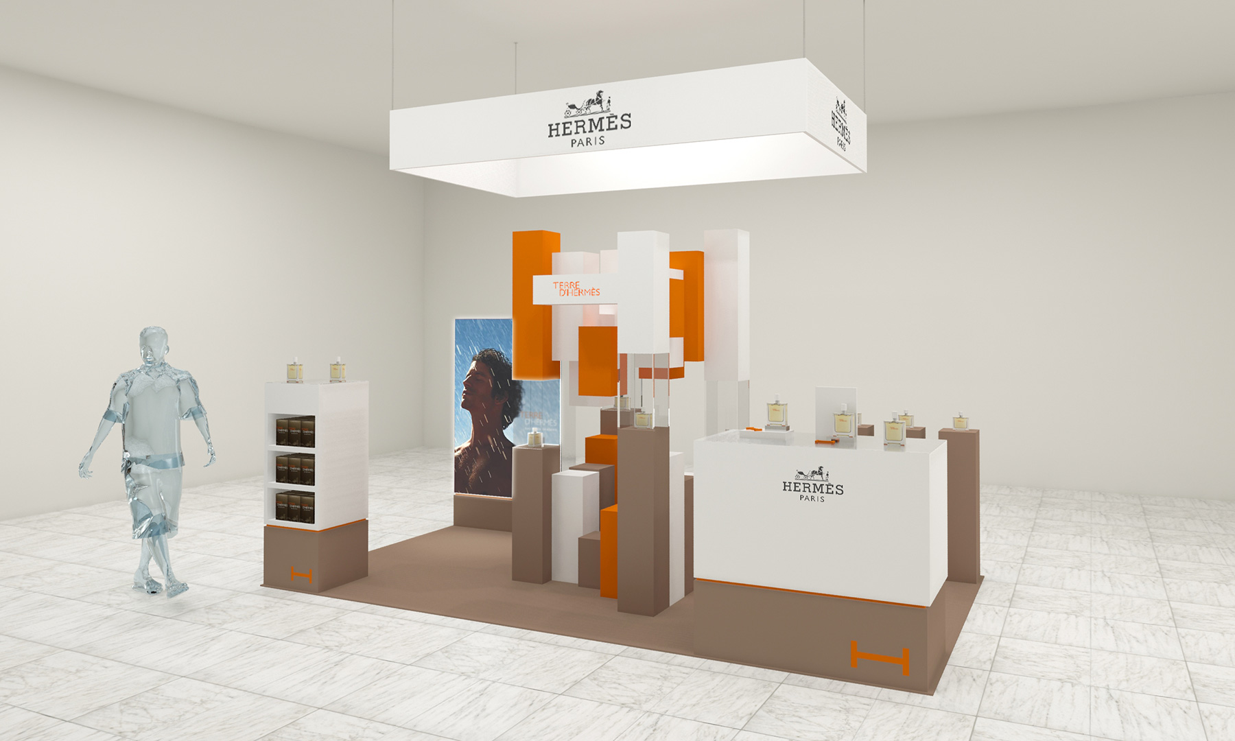 Hermès - Stand Promocional | Skené-design